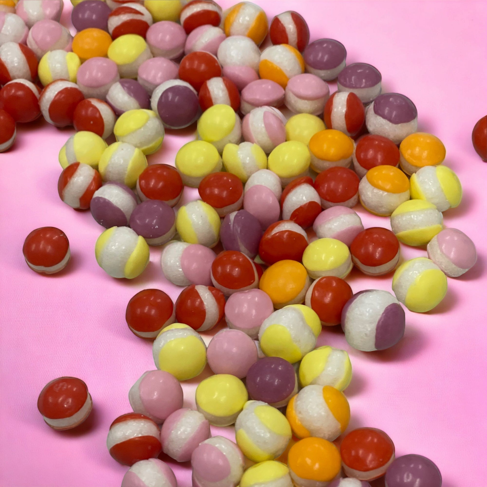Freeze Dried Round Mounds – Sweet Dessert Adventure Snacks - Freezologie